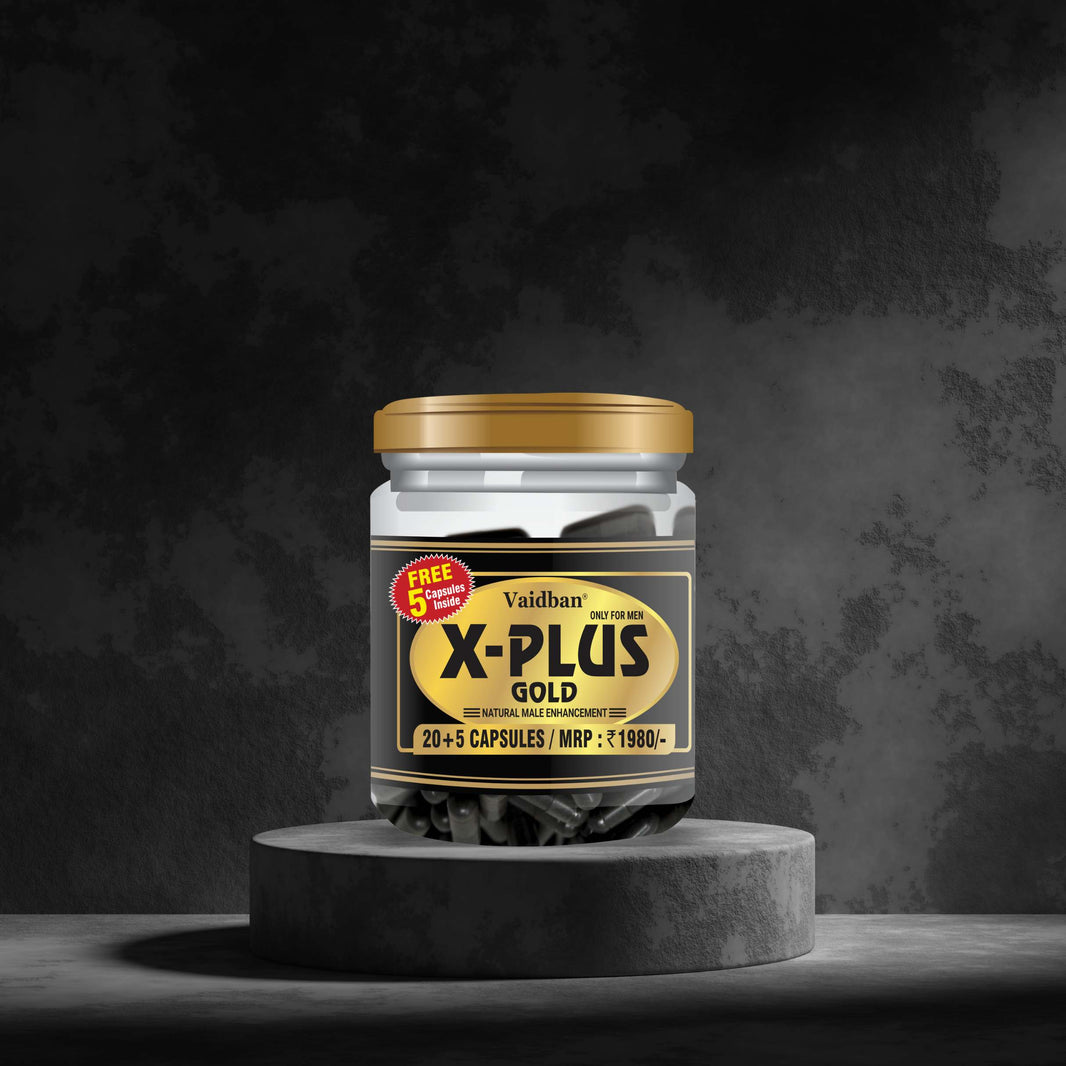 X Plus Gold Capsule For Men to enhance vitality, stamina, and holistic