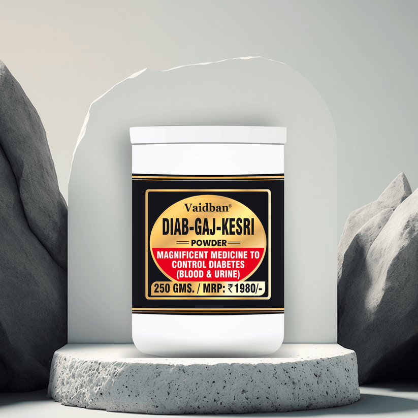 Vaidban DIAB-GAJ KESARI Powder - 250g Ayurvedic Diabetes Management