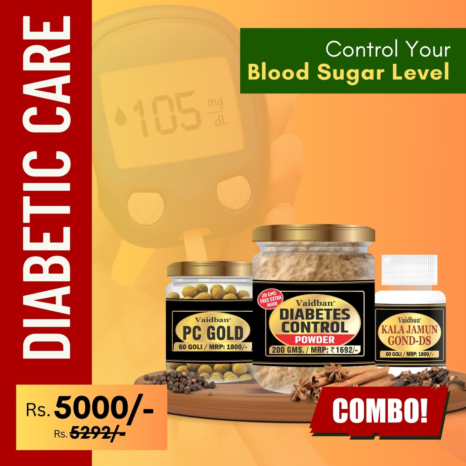 Diabetes Control Combo Pack