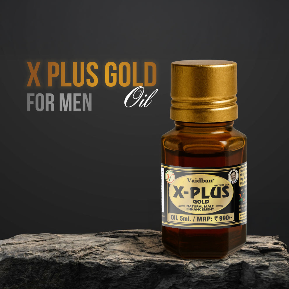 X Plus Gold Oil - Pure Ayurvedic Massage Oil For Men
