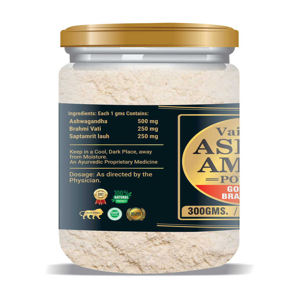 Vaidban Ashaw Amrit Powder: Enhance Your Cognitive and Visual Health N