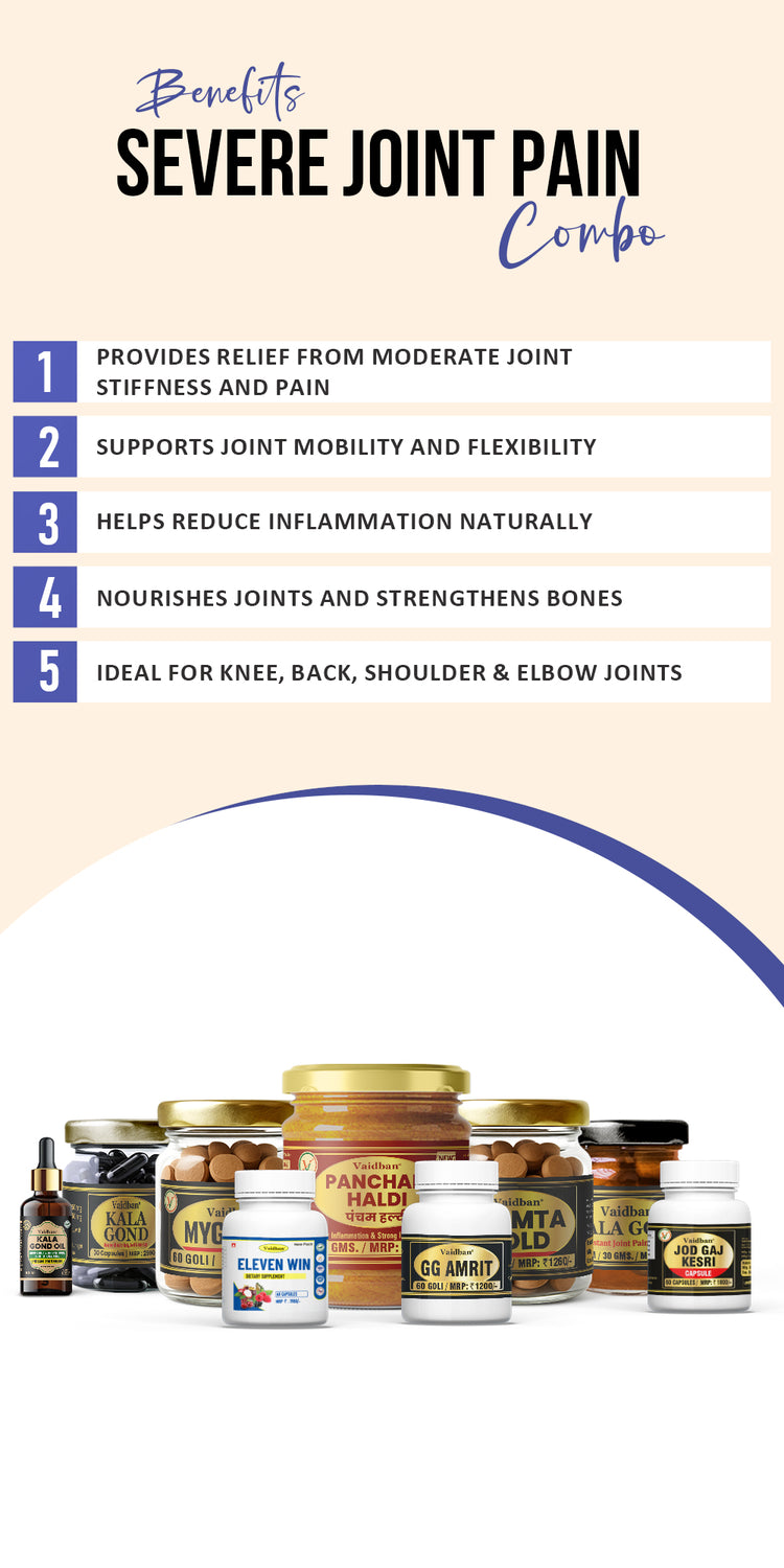 Vaidban Severe Joint Pain Combo for Severe Joint Pain & Inflammation
