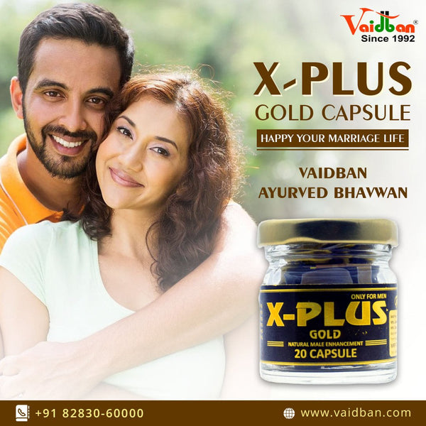 X Plus Gold Capsule For Men to enhance vitality, stamina, and holistic